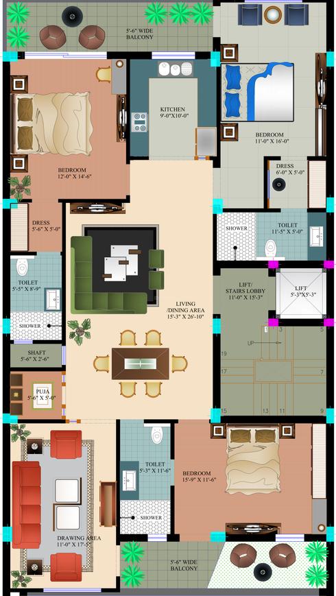 Sethi Ultra Luxury Builder Floor in Sector 81, Faridabad - Price ...
