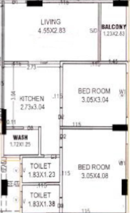 Shivoham Anantham Avenune Floor Plan Vastral, Ahmedabad