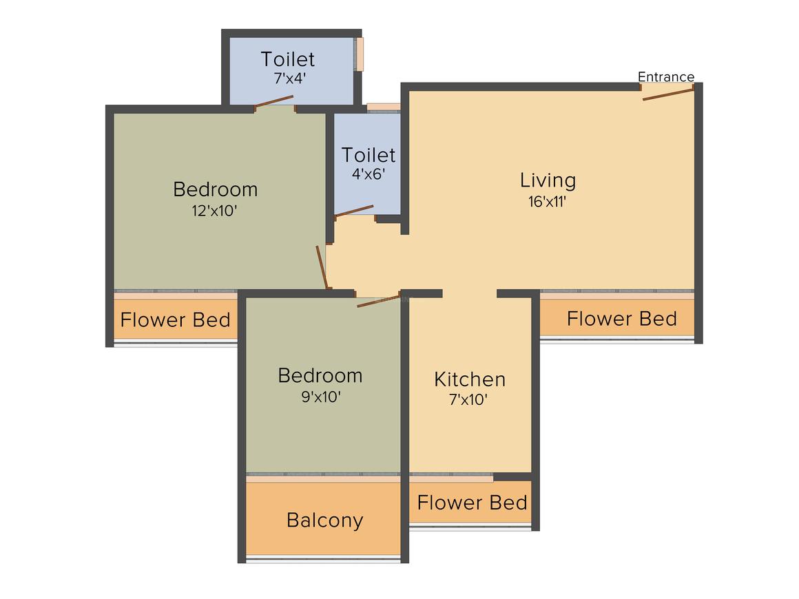 Pyramid Aastha Pyramid Floor Plan Seawoods, Navi Mumbai