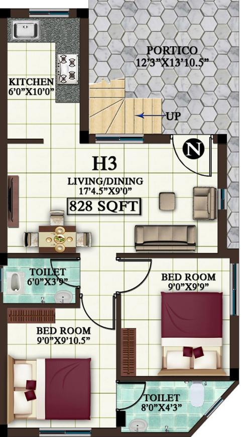 MP Villa in Kundrathur, Chennai - Price, Reviews & Floor Plan