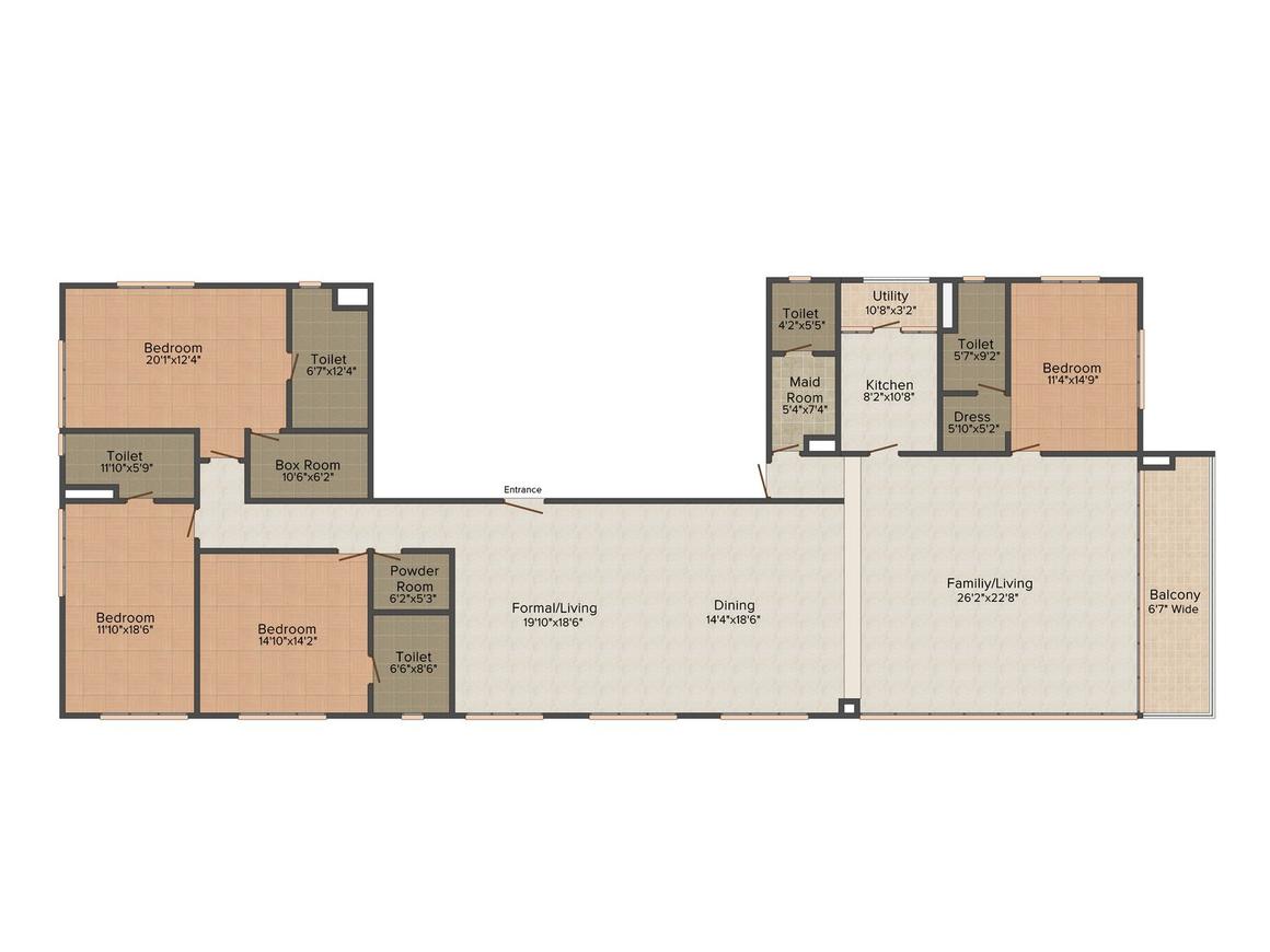 Unimark Grand Floor Plan Ballygunge, Kolkata