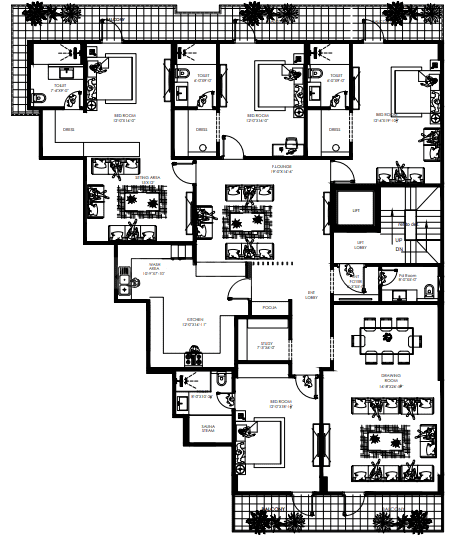 Palm Floor DLF Phase 3 in DLF Phase 3, Gurgaon - Price, Reviews & Floor ...