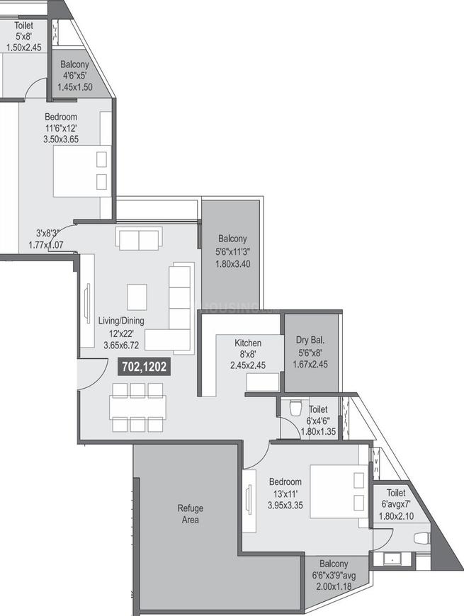 Saarrthi Shimmer And Shine II Floor Plan Anand Nagar, Sinhagad Road, Pune