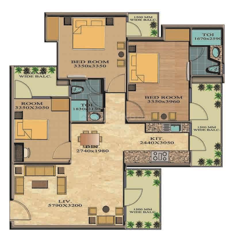 Real Anchors World Residency in Indirapuram, Ghaziabad - Price, Reviews ...
