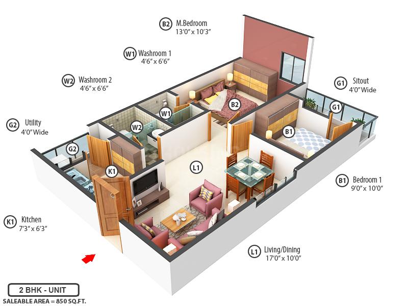 Ramky Truspace Aspire Floor Plan Quthbullapur, Hyderabad