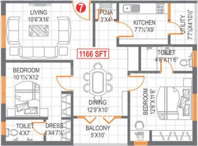 Anuhar Colors in Puppalaguda, Hyderabad - Price, Reviews & Floor Plan