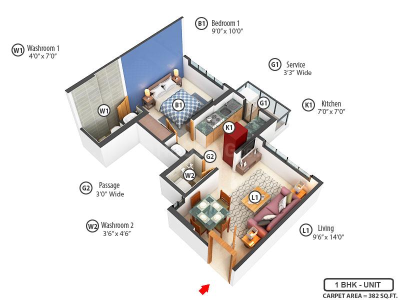 Rustagi Aarambha Phase II in Titwala, Thane - Price, Reviews & Floor Plan