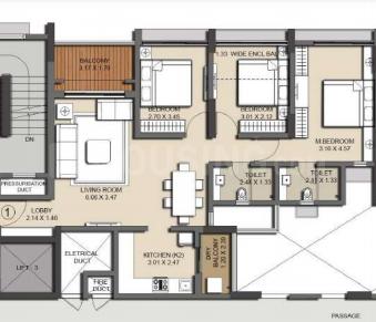 Pride Platinum Floor Plan Baner, Pune