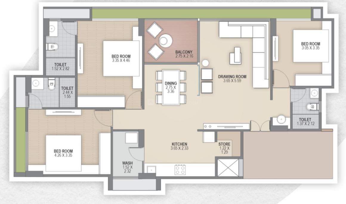 Saket Sudarshan Saket Floor Plan Chandkheda, Ahmedabad