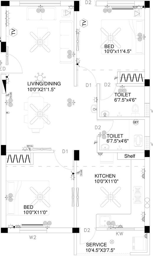 Ruby Star City Floor Plan Perungalathur, Chennai