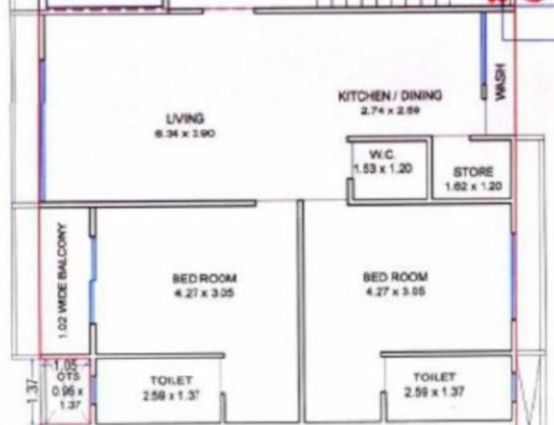 Burhani Homes Floor Plan Vesu, Surat