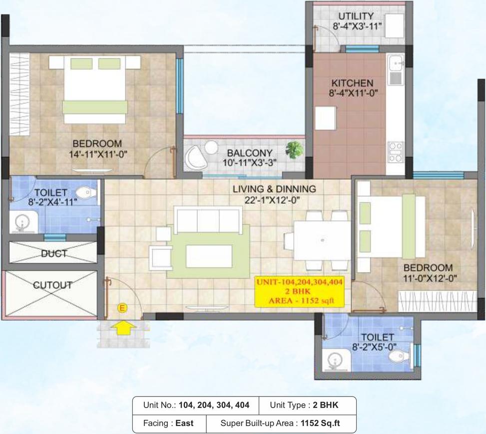 Raja Four Squares Floor Plan Adugodi, Bangalore