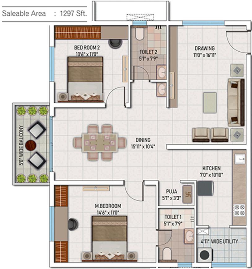 My Home Mangala in Serilingampally, Hyderabad - Price, Reviews & Floor Plan