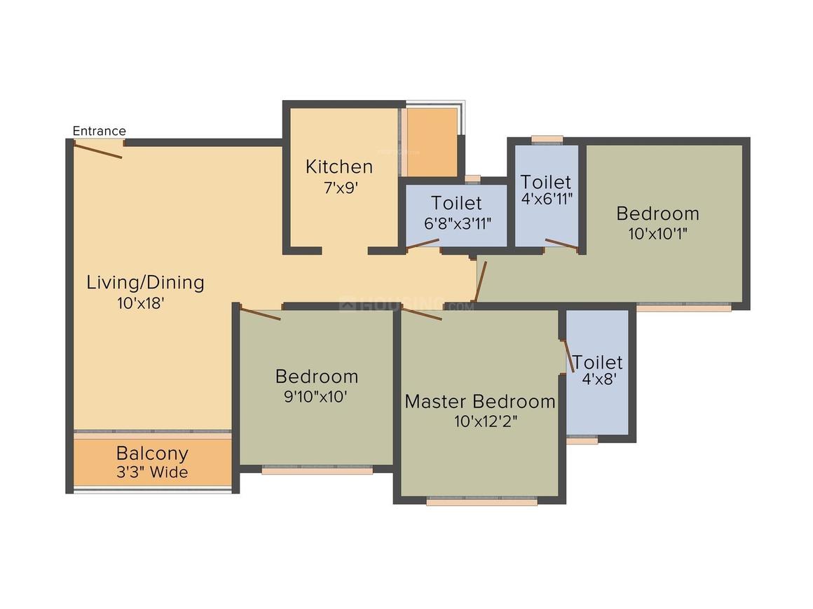 Pacifica North Enclave Floor Plan Vaishno Devi Circle, Ahmedabad