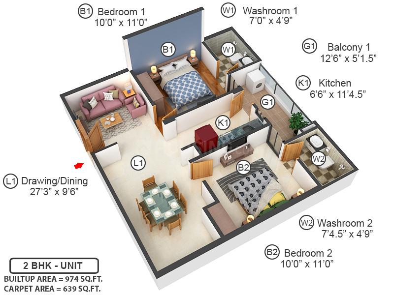 Aroha Floor Plan Jagatpura, Jaipur