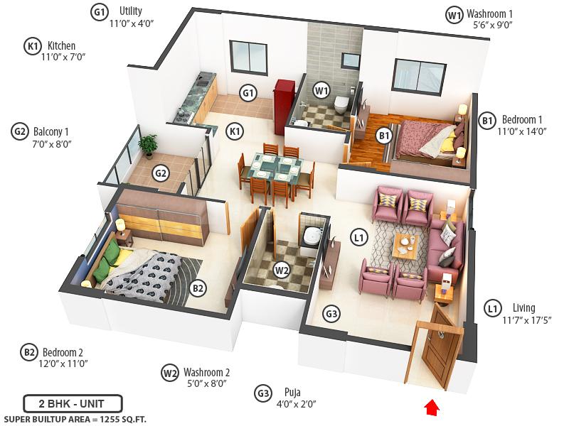 Abhee Kings Court in Sarjapur, Bangalore - Price, Reviews & Floor Plan