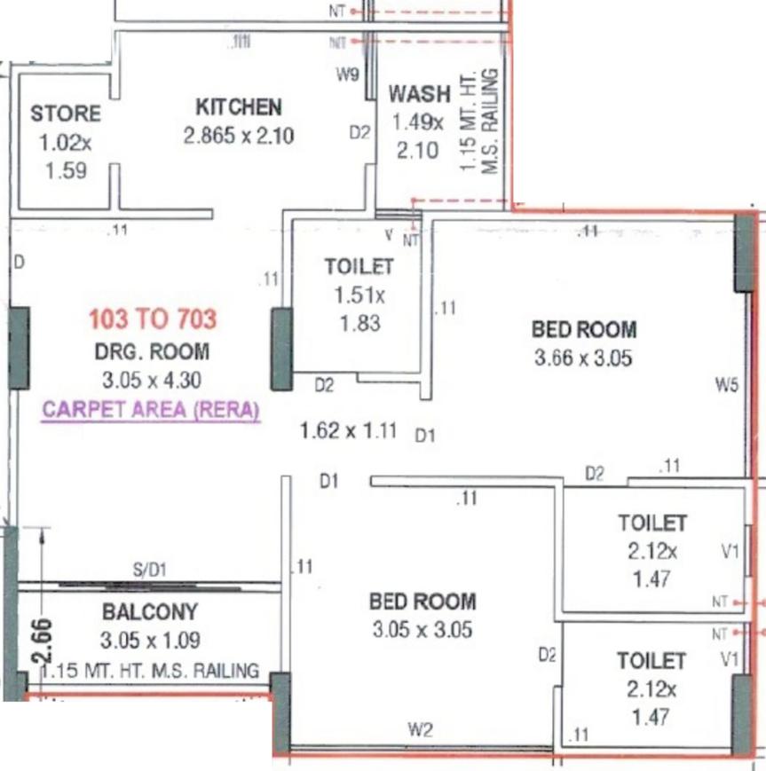 Al Hamd 49 Floor Plan Sarkhej- Okaf, Ahmedabad