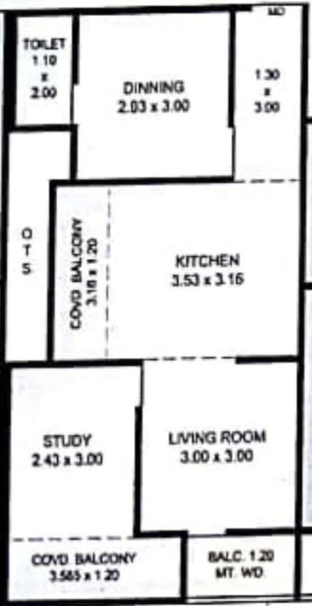Saakar Saakar Floor Plan Patel Colony, Jamnagar