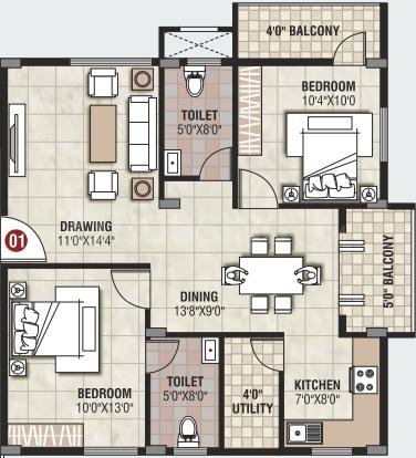 VBC Oracle Oak in Vidyaranyapura, Bangalore - Price, Reviews & Floor Plan