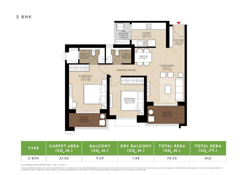 The Gale At Godrej Park World Floor Plan Hinjawadi, Pune
