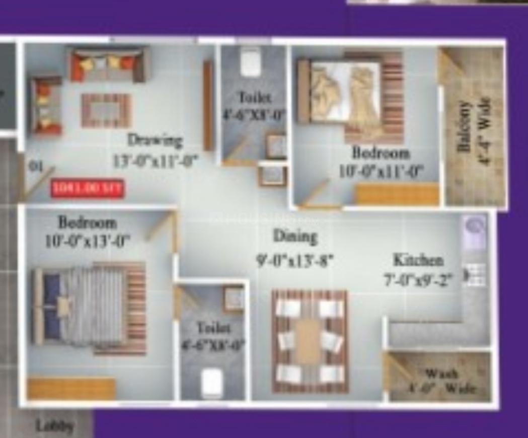 Prime Iris Floor Plan Kalyan Nagar, Bangalore