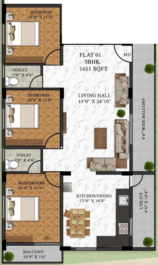 PJC Indraprastha in HSR Layout, Bangalore - Price, Reviews & Floor Plan