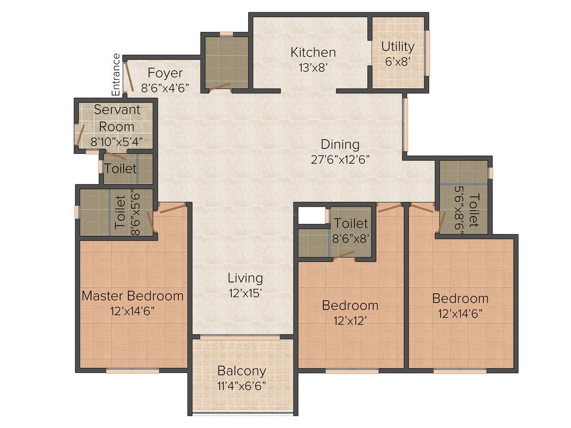 Legacy Estilo Floor Plan Yelahanka, Bangalore