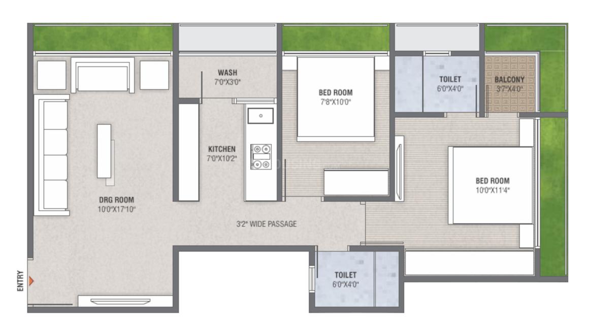 Prakruti Lotus Avenue Floor Plan Jodhpur, Ahmedabad