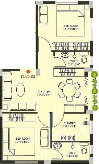 SY Super Residency Floor Plan Behala, Kolkata