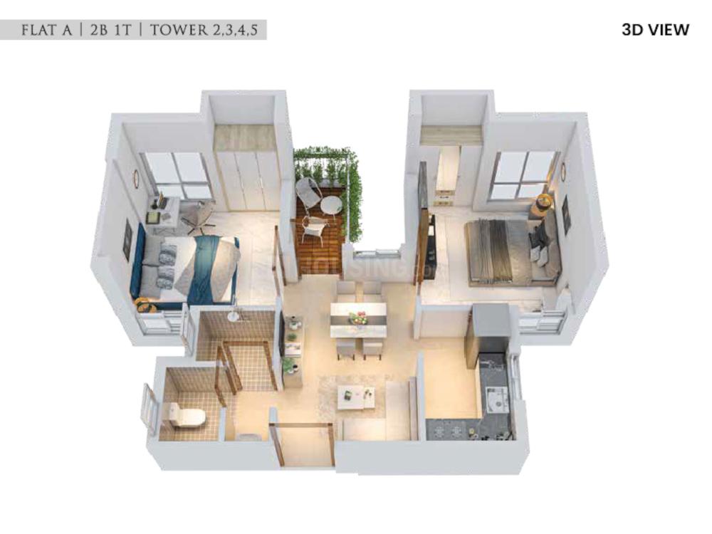 Solaris Shalimar Floor Plan Botanical Garden Area, Howrah