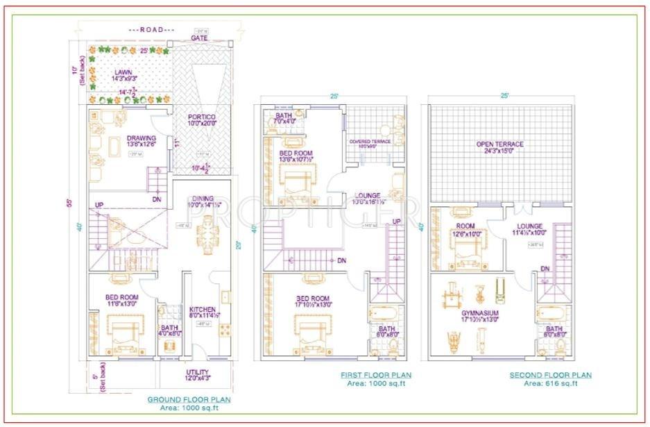 Legend Marigold Floor Plan Serilingampally, Hyderabad