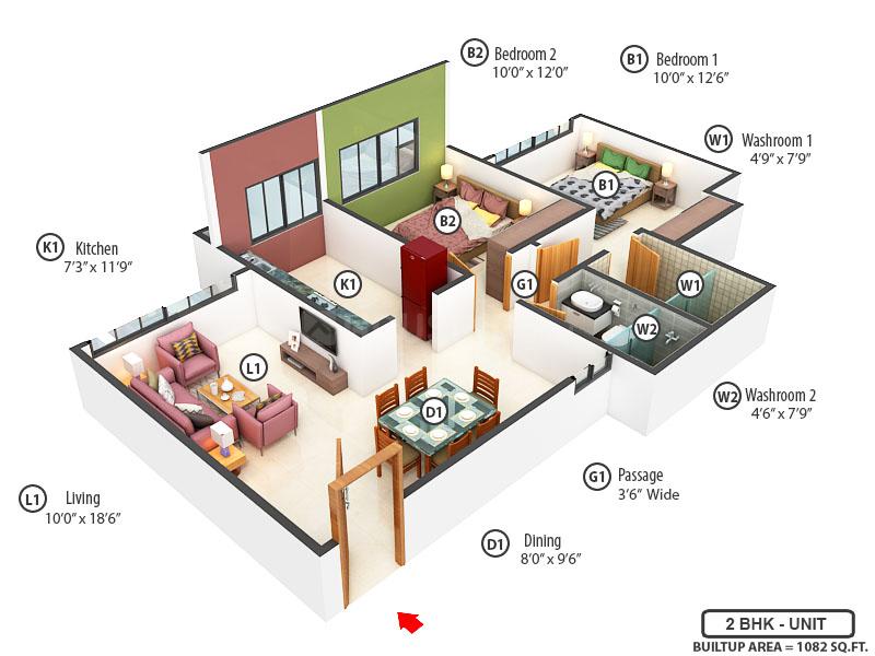 Kalpataru Riverside in Panvel, Navi Mumbai - Price, Reviews & Floor Plan