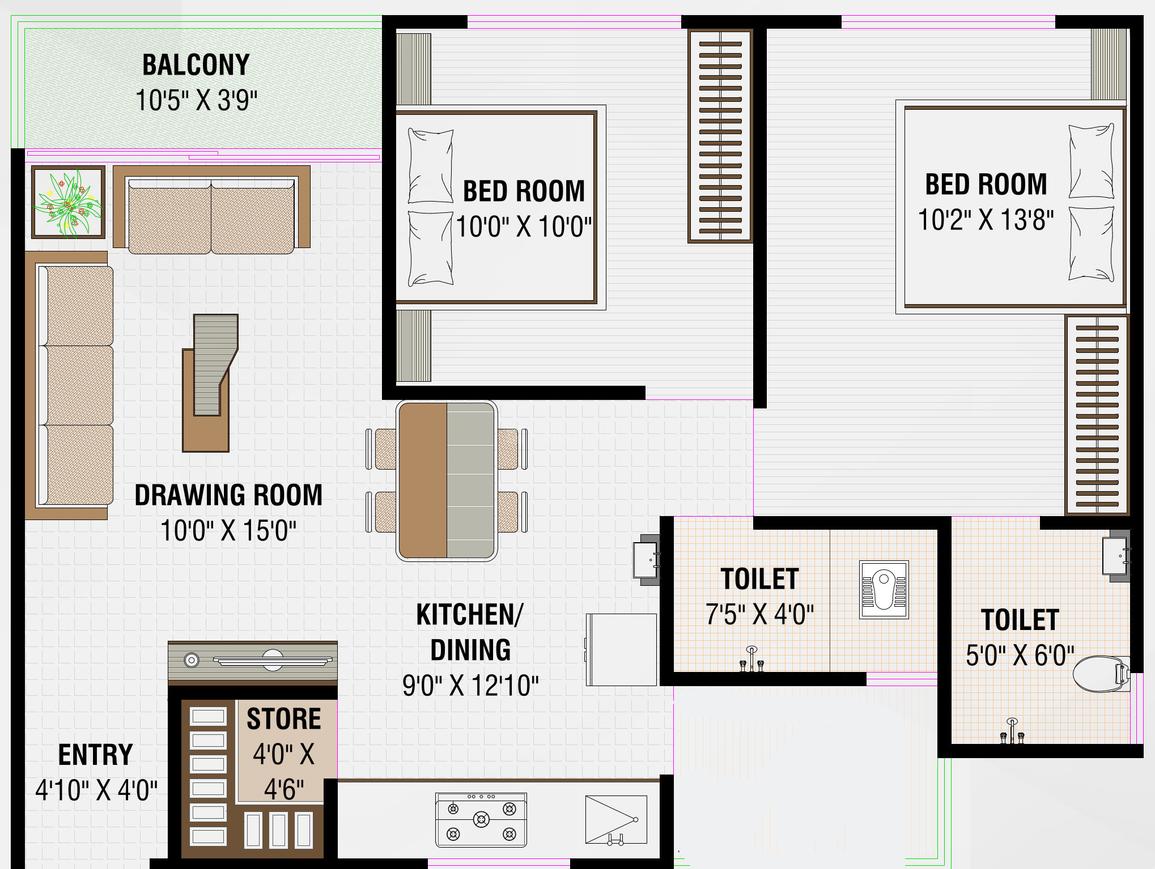 Manisha Merriott Town in Nikol, Ahmedabad - Price, Reviews & Floor Plan