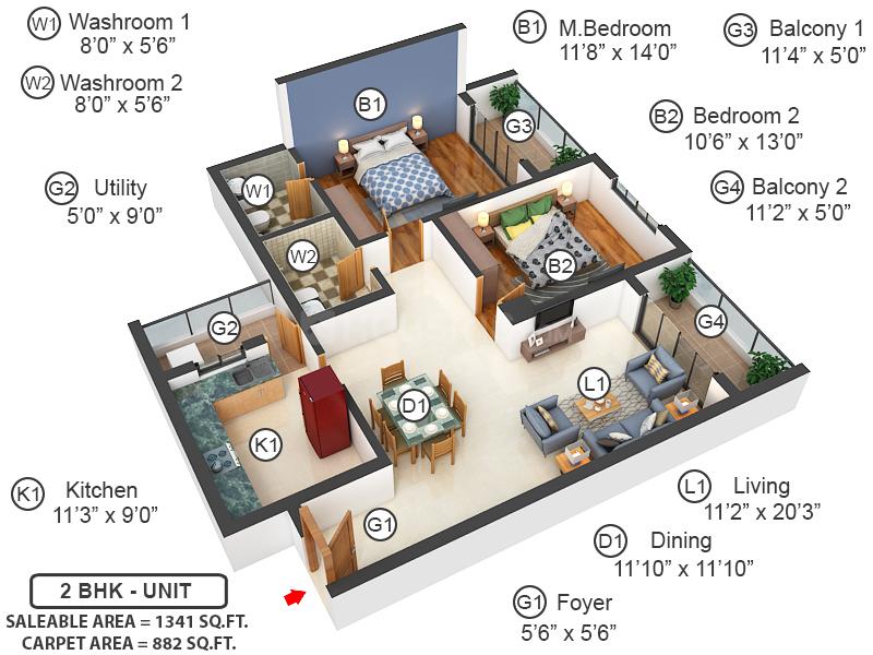Adarsh Lakefront Residential Phase 1 in Sarjapur Road, Bangalore ...