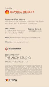 Raviraj One Residency Phase 1 in Ambegaon Budruk, Pune - Price, Reviews & Floor Plan