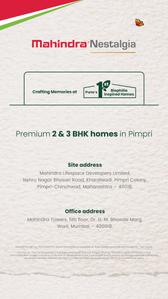 Mahindra Nestalgia Phase 2 in Pimpri, Pune - Price, Reviews & Floor Plan