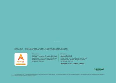 Abhee Srishti Layout in Anekal, Bangalore - Price, Reviews & Floor Plan
