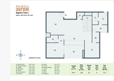 Pacifica Happiness Towers in Padur, Chennai - Price, Reviews & Floor Plan