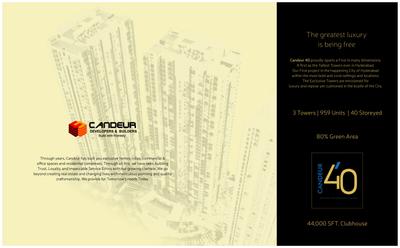 Candeur 40 in Miyapur, Hyderabad - Price, Reviews & Floor Plan