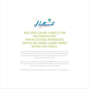 Parthu Hallmark Brochure Whitefield, Bangalore