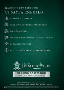 Sayba Emerald Brochure Bandra West, Mumbai