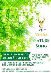 Vinra Nature Song Brochure Gauribidanur, Bangalore