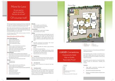 Carbon Cornerstone Brochure Byrathi, Bangalore