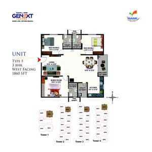 Ramky One Genext Towers in Uppal, Hyderabad - Price, Reviews & Floor Plan