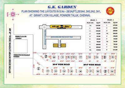 Phoenix GK Garden in Red Hills, Chennai - Price, Reviews & Floor Plan