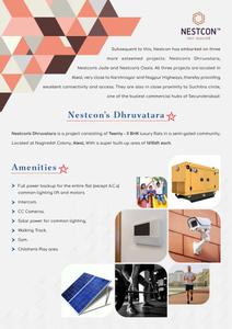 Nestcon Dhruva in Alwal, Secunderabad - Price, Reviews & Floor Plan