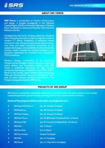 SRS Tower in Sector 31, Faridabad | Commercial Property in SRS Tower