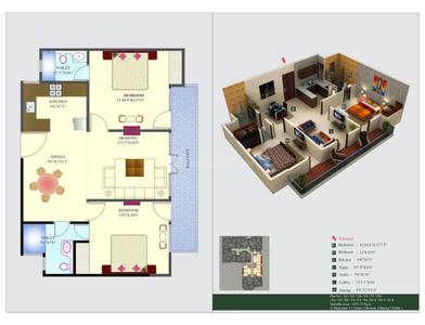 Nandi Heights in Koharapeer, Bareilly - Price, Reviews & Floor Plan