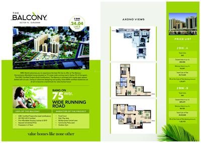 MRG The Balcony in Sector 93, Gurgaon - Price, Reviews & Floor Plan