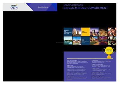 Brigade Gem in Sarjapur Road, Bangalore - Price, Reviews & Floor Plan